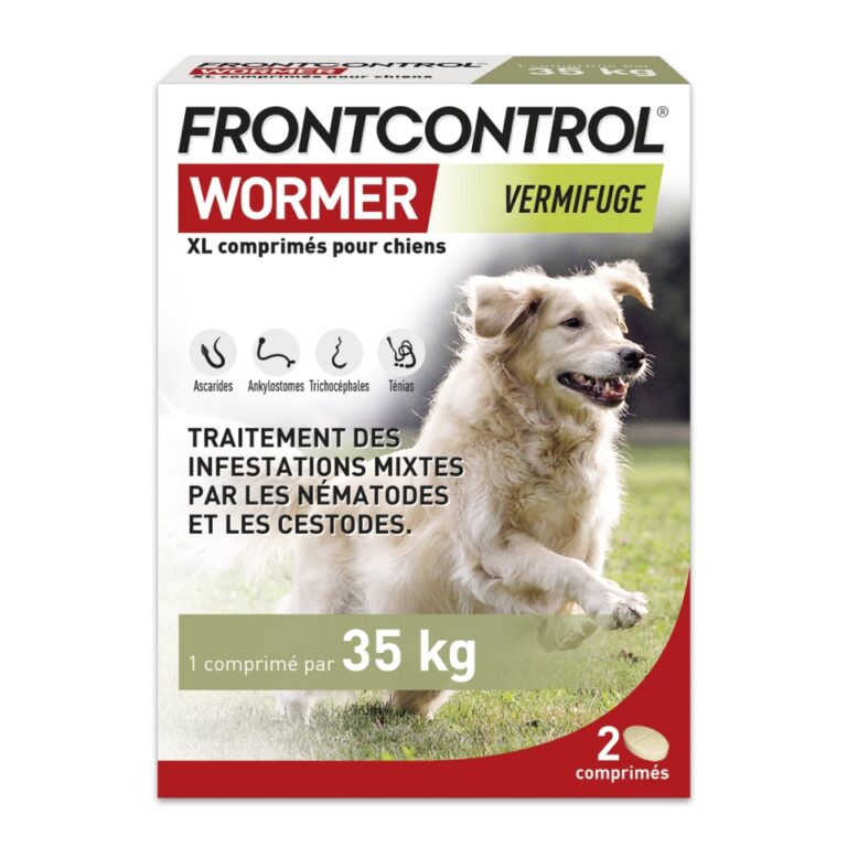 Froncontrol ( Veloxa XL ) - Vermifuge chien de 17,5kg à 70 kg 2 cp ...